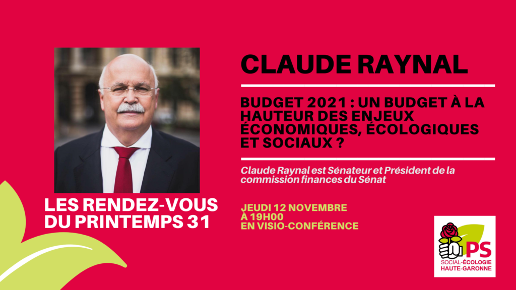 Claude Raynal : les rendez-vous du printemps 31 - PS Haute-Garonne